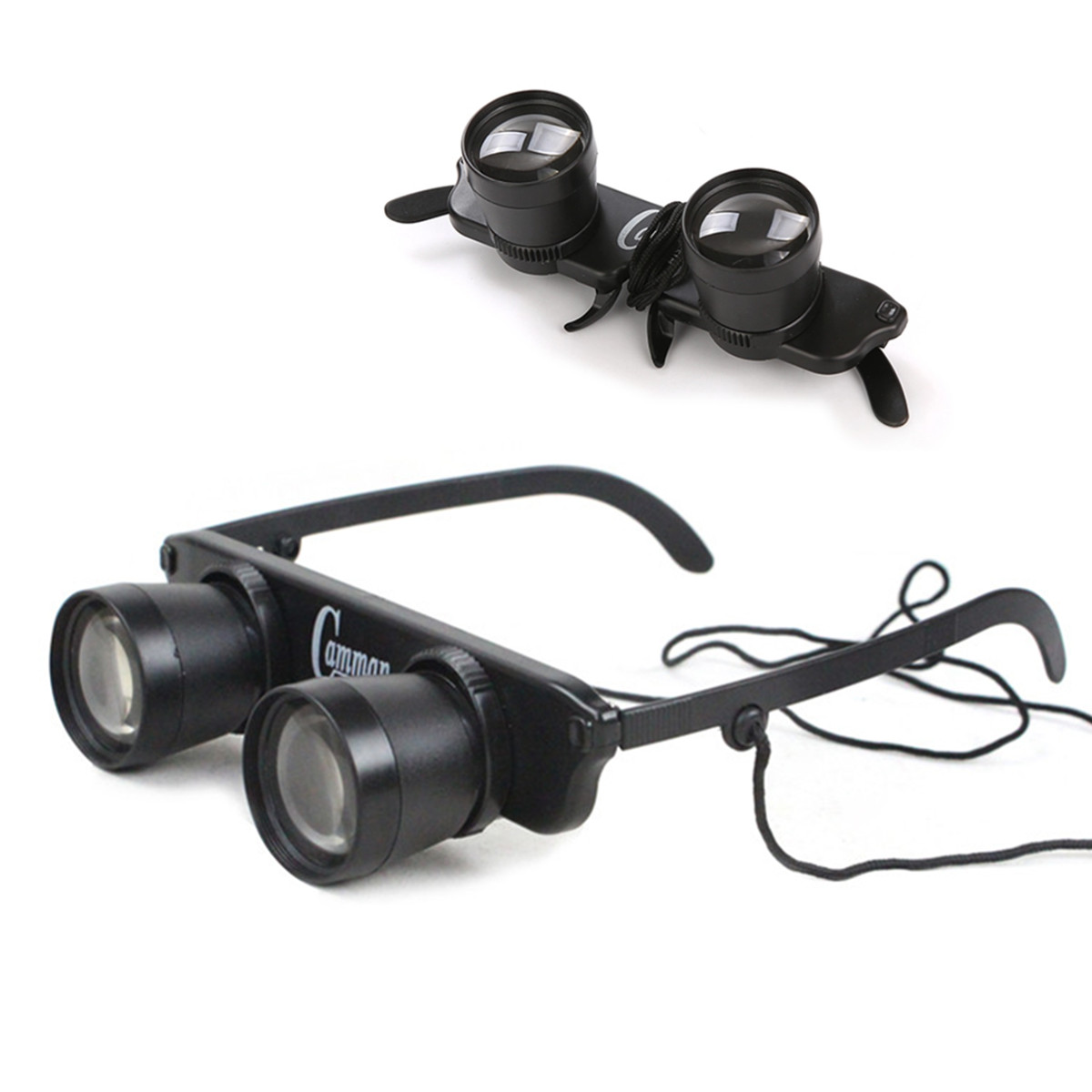 3x28 Glasses Style Telescope Magnifier Fishing Binoculars Watching Bird ...